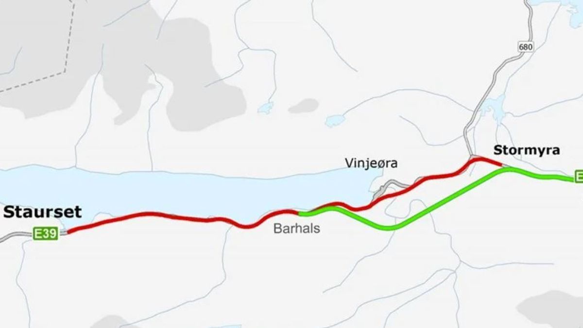 E39 Betna-Stormyra: Sju firmaer vil være med i konkurransen om å bygge parsell til rundt 600 ...